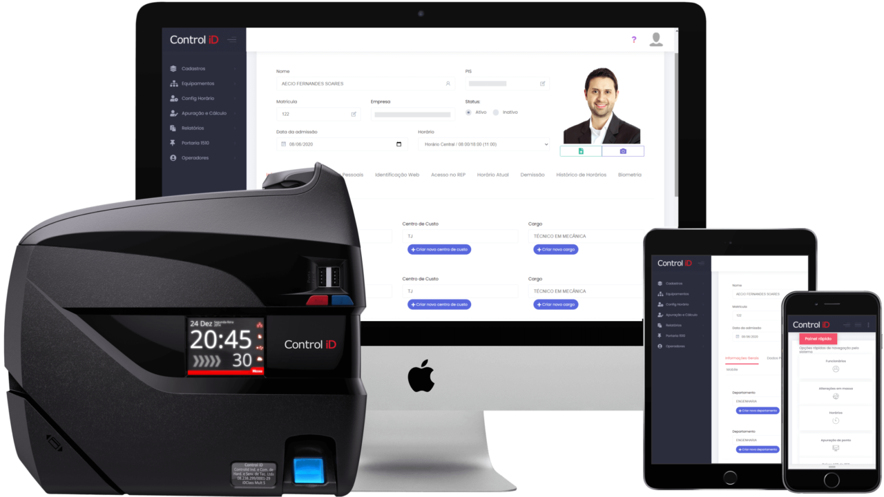 Software de Apuração de Ponto RHiD Control ID - Quartzo Amazônia